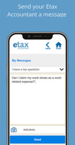 The Etax Mobile App - Save Receipts, Save Time And Save Money